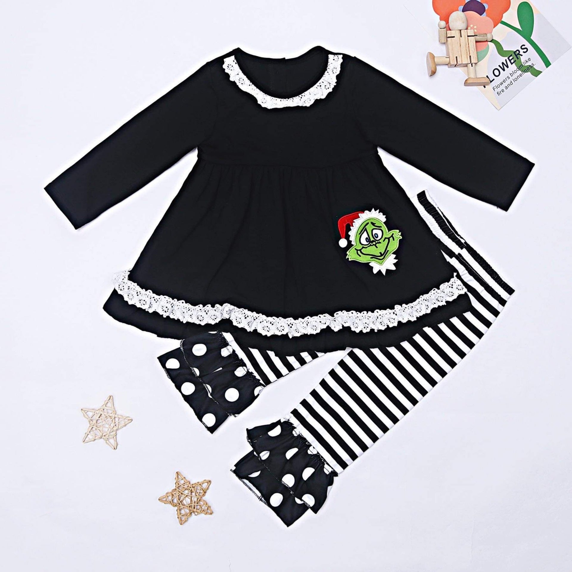 Striped Grinch Set | Think Cute Kids